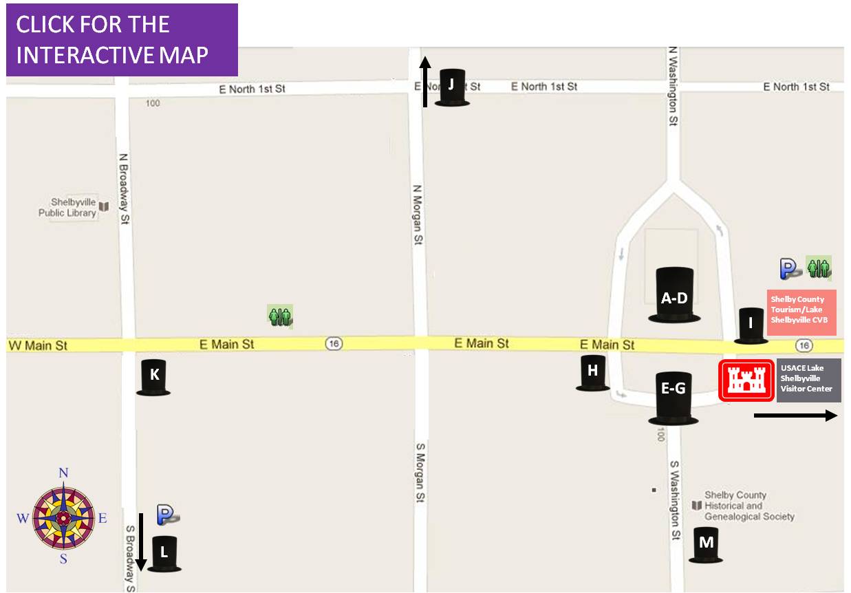 CityWalk family fun self guided Lincoln Memorial tour of Shelbyville ...